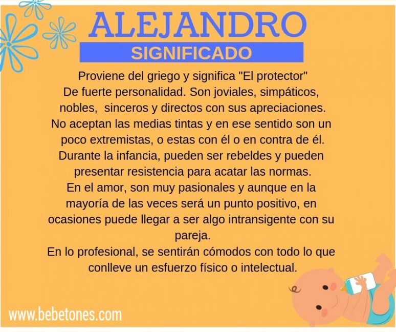 Significado De Alejandro Nombre De Niño Significado De Alejandro Nombre De Niño